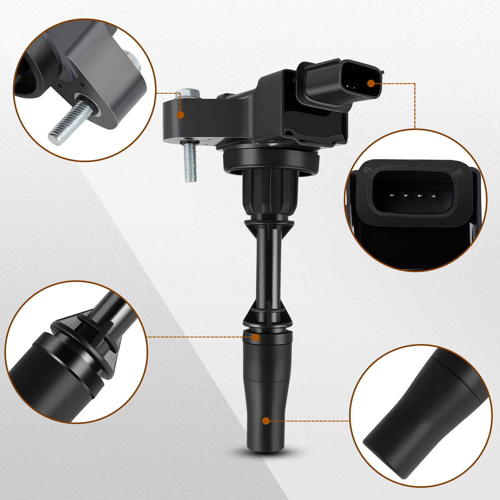 4 Ignition Coil Pack For Cadillac Cadillac ATS 2.5L 2.0L CT6 CTS 2.0L ...