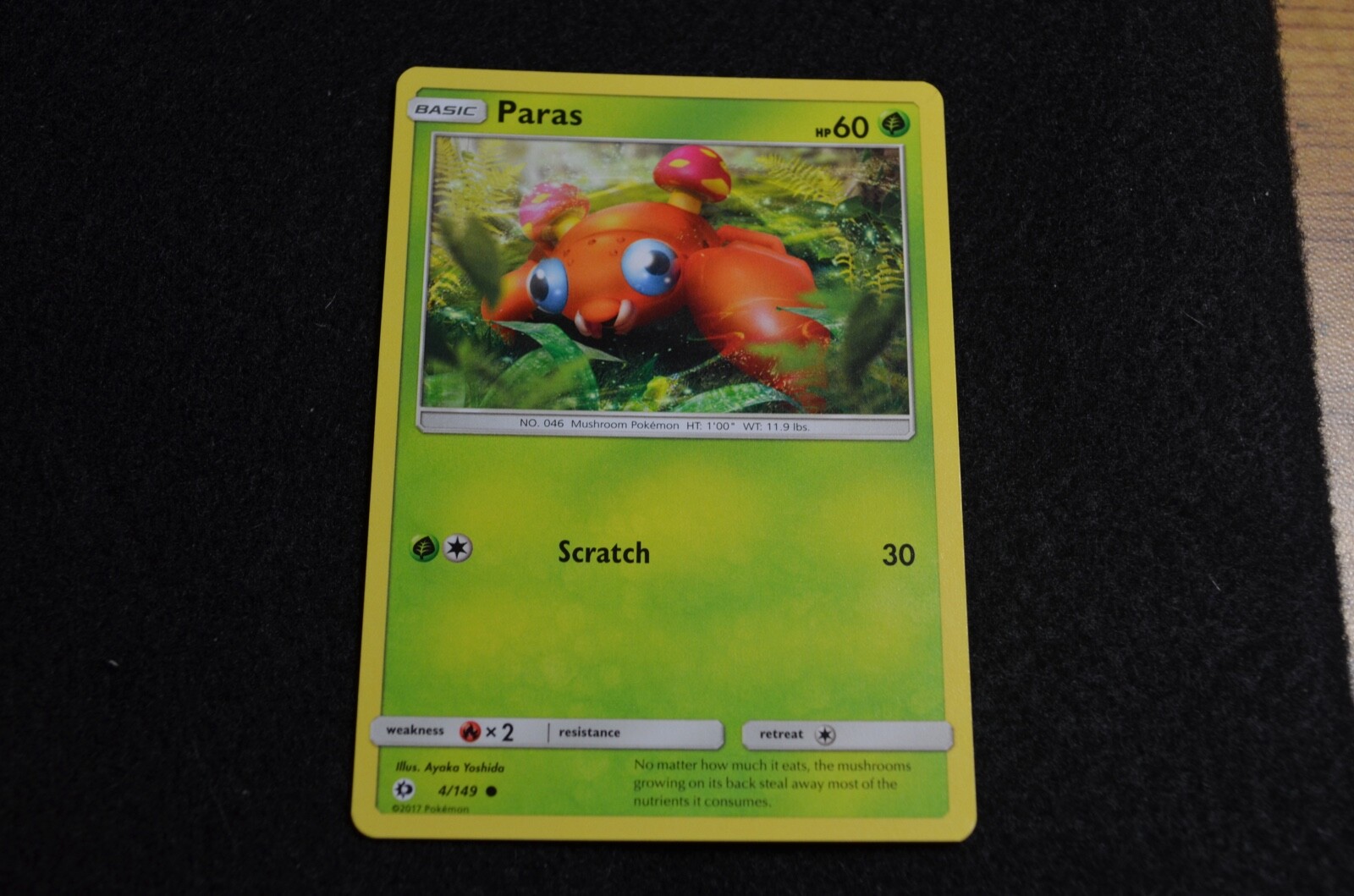 Pokemon PARAS Sun & Moon Base Set 4/149 NM/Mint PACK FRESH | eBay