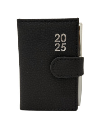2026 Page a Day A7 Diary Soft Leather Feel Pocket Size Journal With Pen ...