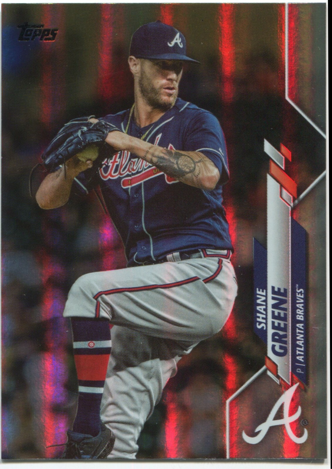 SHANE GREENE 2020 Topps Seies 1 RAINBOW FOIL - ATLANTA BRAVES - #21 | eBay