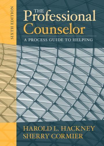 Professional Counselor : A Process Guide to Helping by Sherry Cormier ...