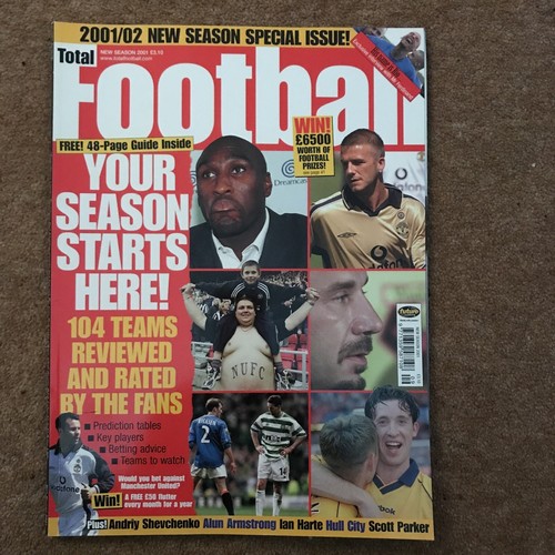Total Football Magazine Issue 77 New Season 2001 | eBay
