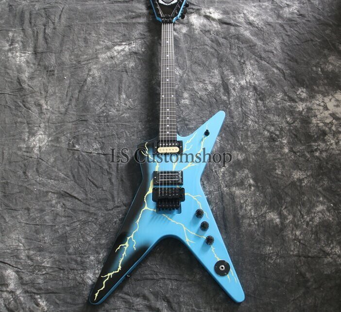 ML Dimebag Darrell Dean Lightning Electric Guitar 6 String HH Pickup ...