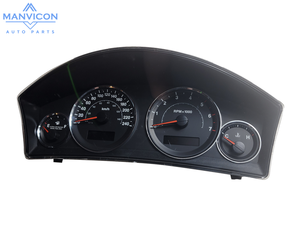 2008 Jeep Grand Cherokee Speedometer Instrumental KPH 188K Cluster ...