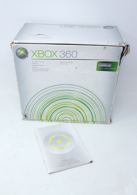 Original White Microsoft Xbox 360 Video Game Empty Console Box Only W ...