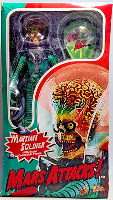 Hot Toys Mars Attacks Martian Soldier 1/6 Scale Collectible Figure Rare ...