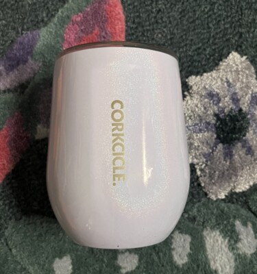Corkcicle Classic Stemless Tumbler Insulated 12 Oz Cup Pixie Dust Purple Sparkle | eBay