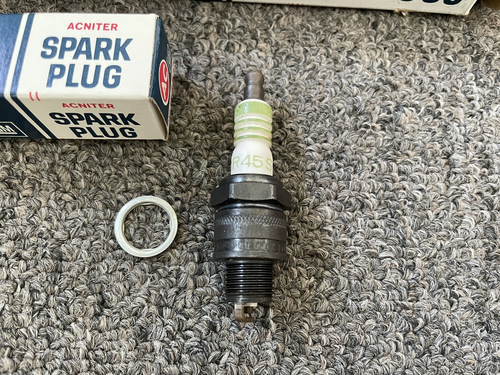 NOS AC R45S Acniter spark plugs 8pc | eBay