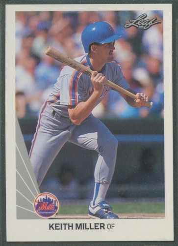 1990 Leaf #462 Keith Miller New York Mets | eBay