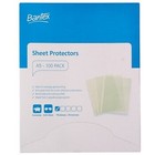 BANTEX A5 ECONOMY PLASTIC POCKET SHEET PROTECTORS 35 MICRONS **A5 ...
