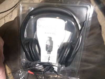 Plantronics Audio 355 Black Multimedia 3.5mm Headset w/ Microphone boom ...
