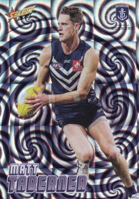 AFL 2021 Select Fremantle Dockers - Matt Taberner Halo Foil Card No ...