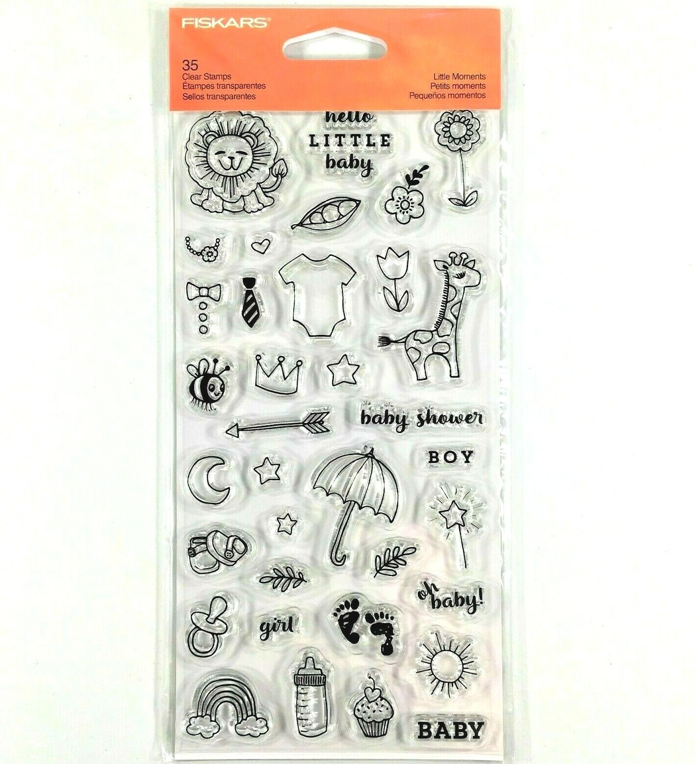 Little Baby Moments with Giraffe Lion & More Fiskars Clear Acrylic ...