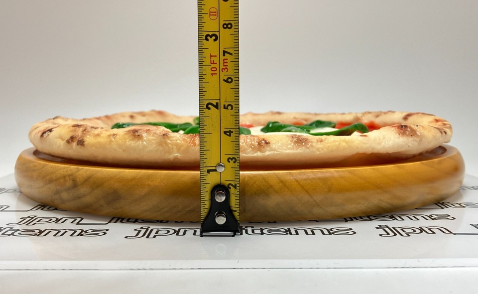 Pizza Margherita 1/1 Display Fake Food Sample PVC Handmade Japan | eBay