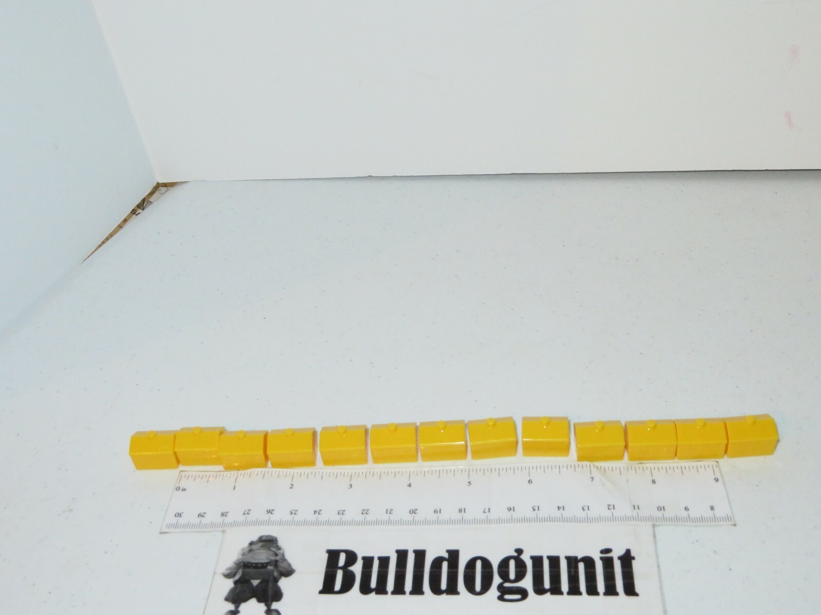 1999 Monopoly Junior Board Game Lot 13 Yellow Ticket Booth Pieces Only ...
