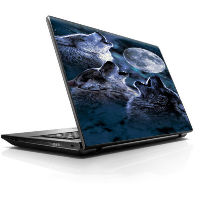 Laptop Notebook Universal Skin Decal Fits 13.3" to 16" / Howling Wolves ...