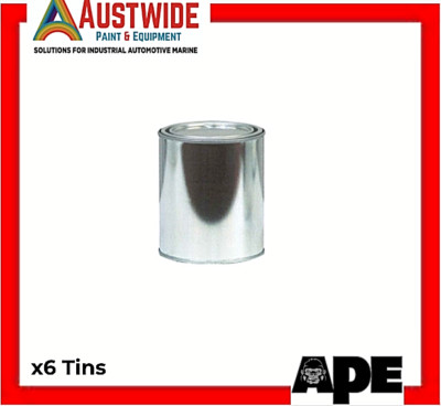 PAINT TINS 6x PAINT MIXING TINS EMPTY CONTAINER .25 LITRE / 250ML WITH ...