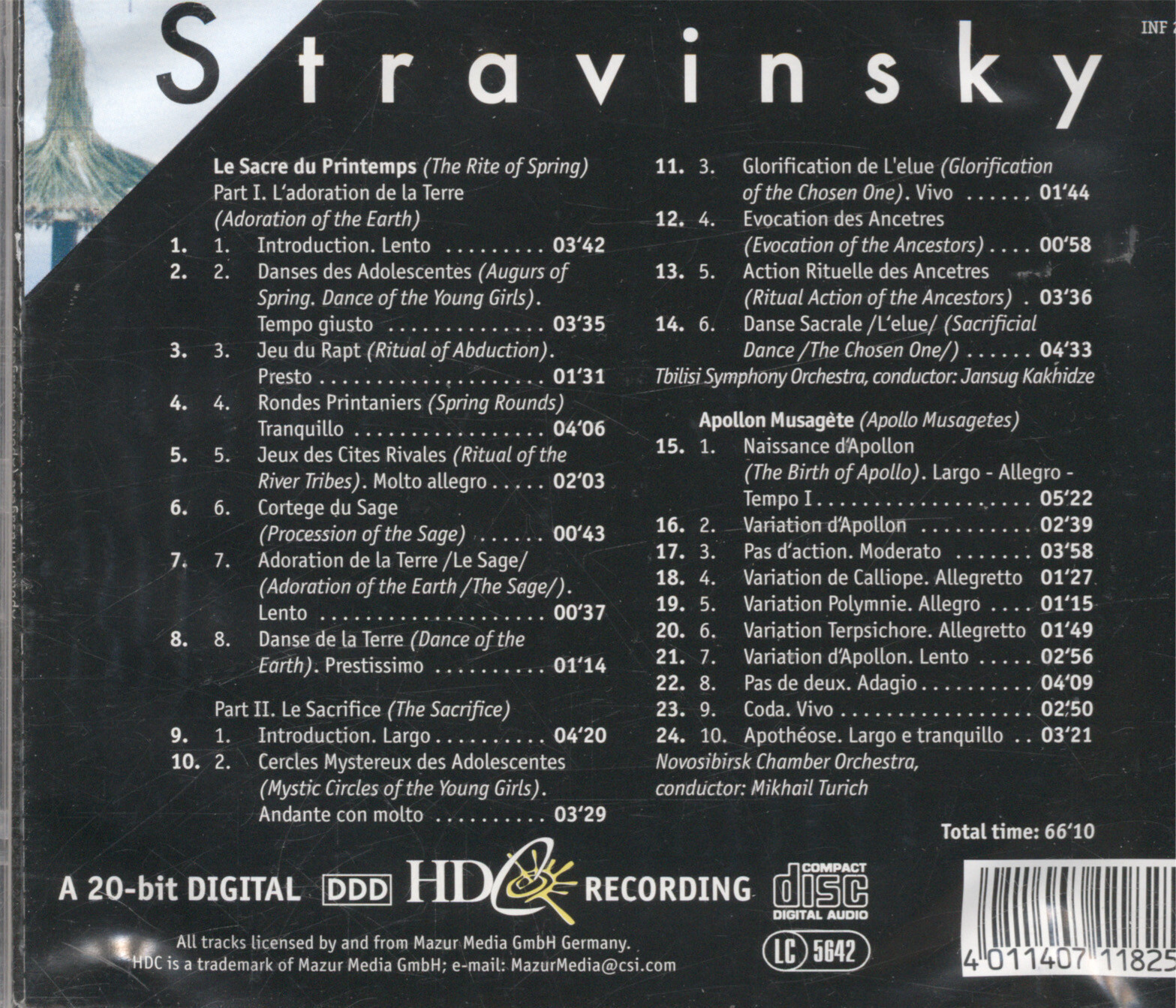 Stravinsky - Two Ballets CD | eBay