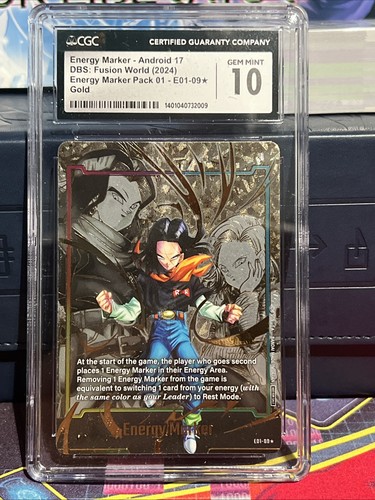 Android 17 Energy Marker Gold E01-09* Dragon Ball Super Card Game ...