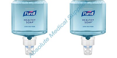 *2-Pack* Gojo Purell Es4 Healthcare 1200mL Soap Ultra Mild Foam Clear ...