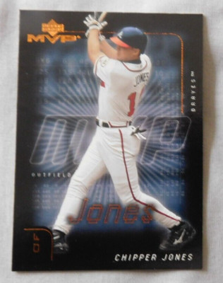 2002 Upper Deck MVP #148 Chipper Jones Atlanta Braves Baseball Card nm-mt+ | eBay