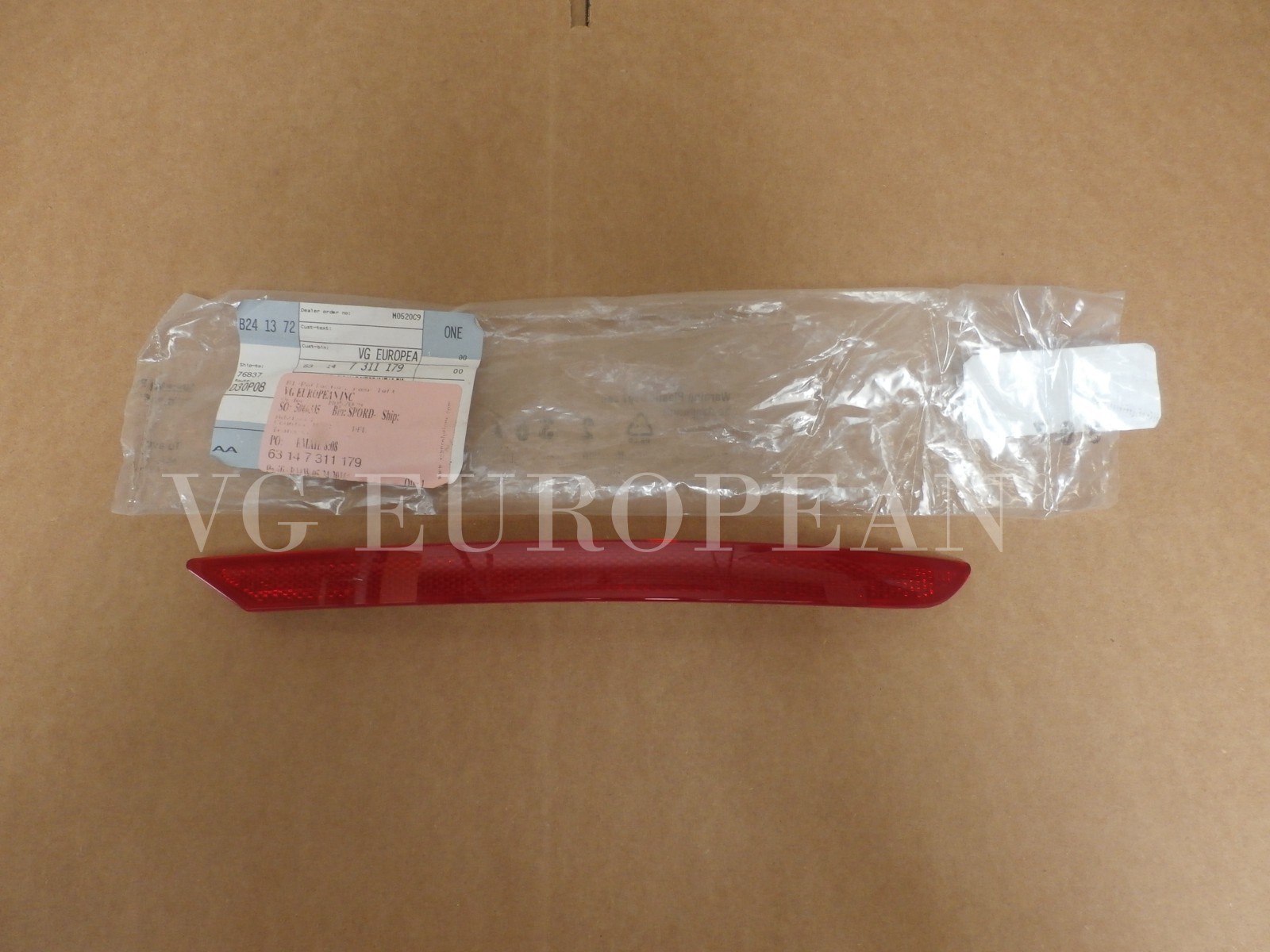 BMW F01 Rear Bumper Left Side Reflector 63147311179 OEM for sale online ...