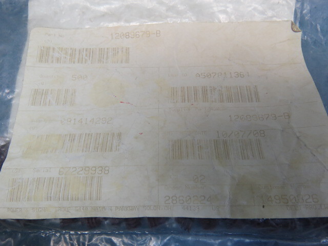 DELPHI 12089679 Qty of 200 per Lot CABLE SEAL 20-22GA | eBay