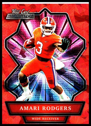 2021 Wild Card Alumination #ABC-45 Amari Rodgers Red | eBay