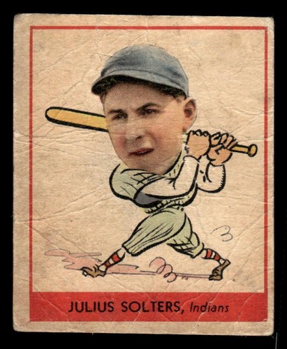 1938 GOUDEY HEADS-UP MOOSE SOLTERS 255 POOR R323 BASEBALL CLEVELAND ...