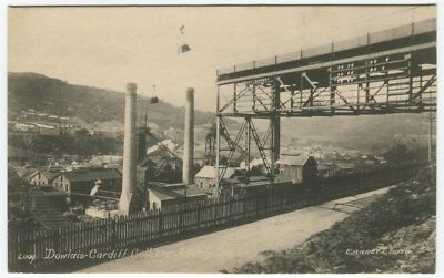 DOWLAIS CARDIFF COLLIERY, ABERCYNON - Glamorgan Postcard Ernest T Bush ...