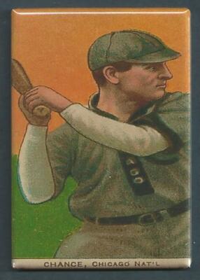 FRANK CHANCE BASEBALL CARD MAGNET HALL FAME ALL STAR TINKERS TO EVERS ...