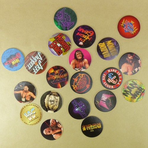 Lot of 20 Pogs WWF World Wrestling Federation from 1995 TitanSports ...