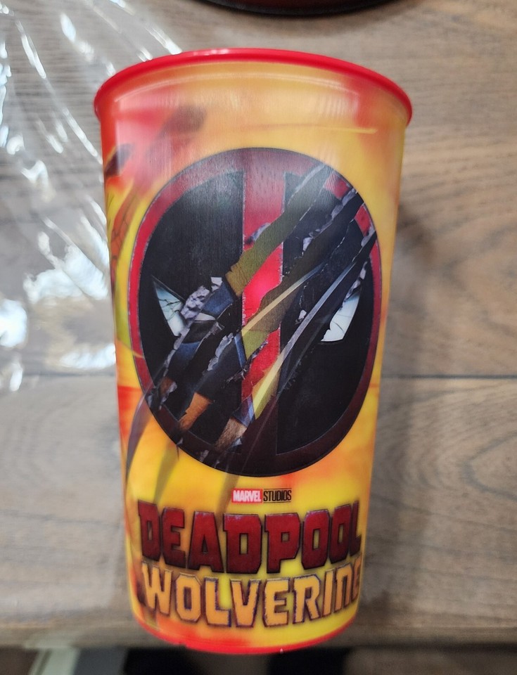 Deadpool and Wolverine Movie Popcorn Tin Bucket Lid Regal Exclusive W ...