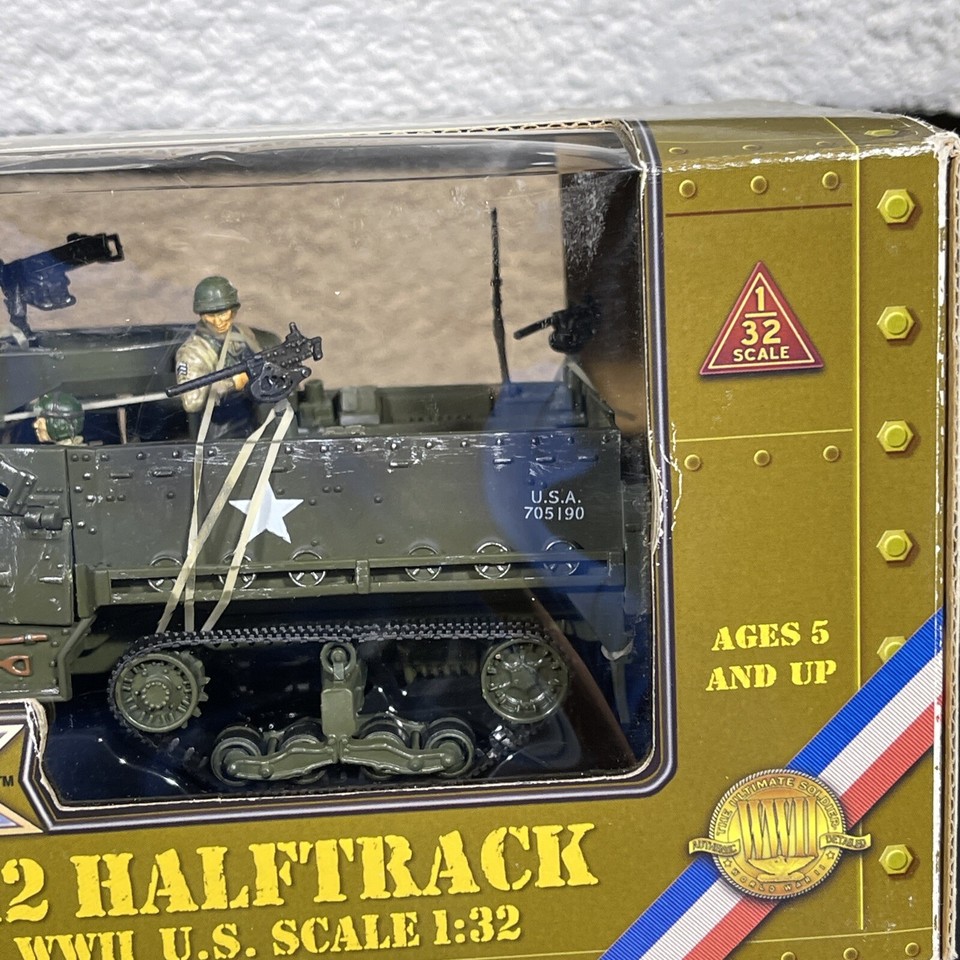 M2 HALFTRACK WWII U.S. 1:32 Ultimate Soldier 21st Century Toys #20300 ...
