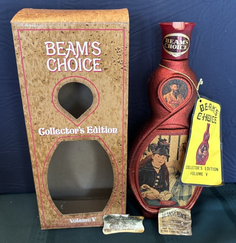 Vintage Jim Beams Choice Vol 5 Collectors Edition Decanter Gare Saint ...