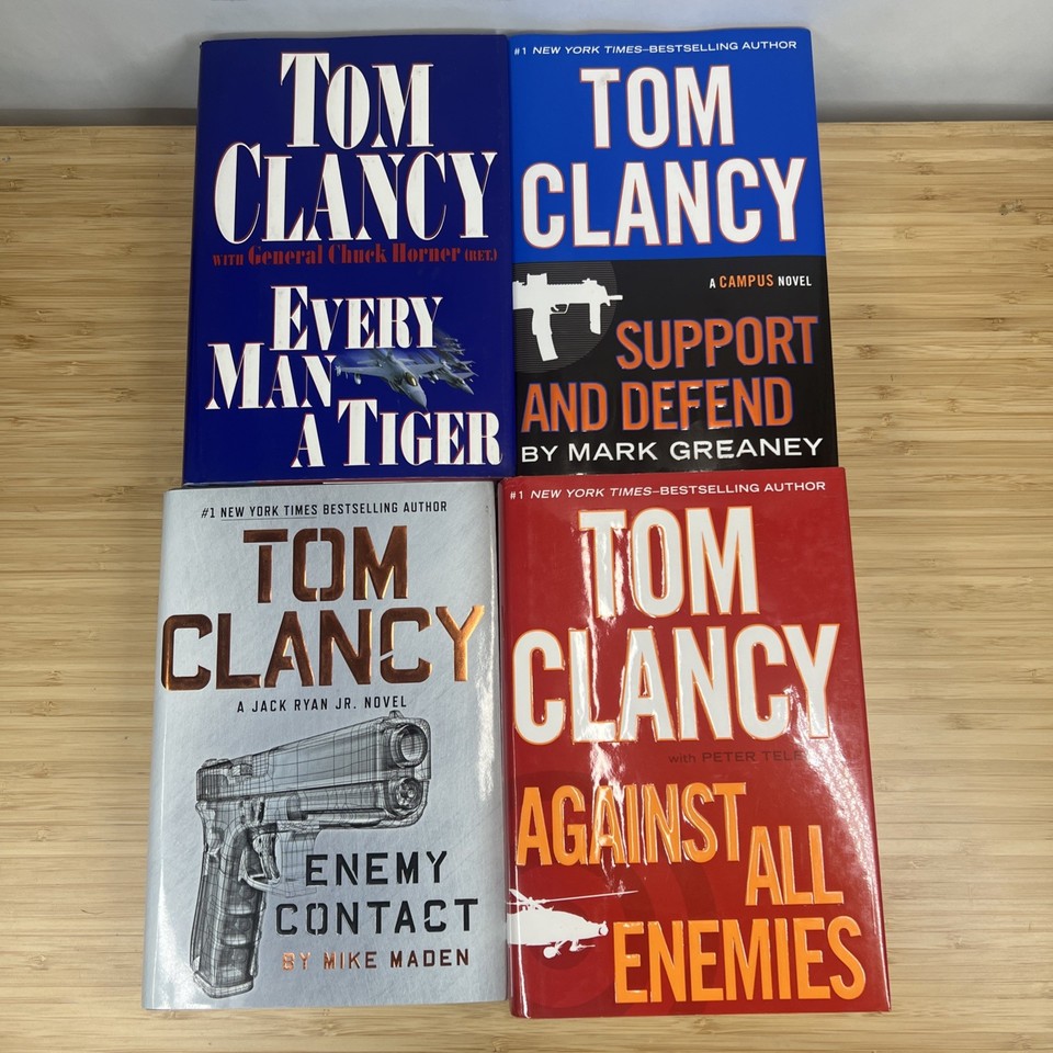 Lot of 20 Tom Clancy First Edition Hardcover Books – Jack Ryan Universe ...