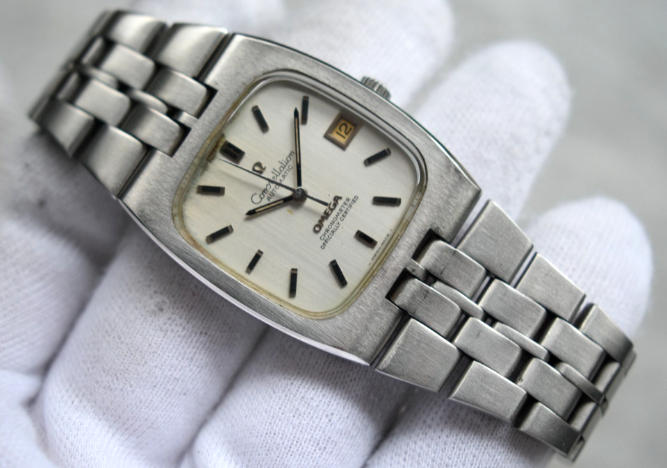 1970s Omega Constellation Mens Watch Automatic Vintage Square ...