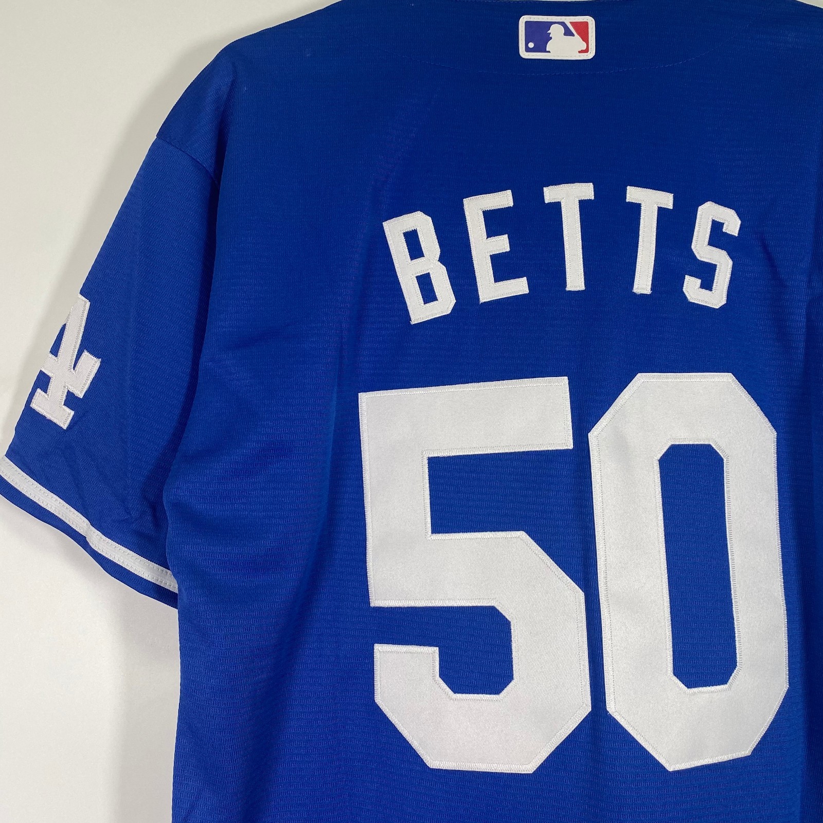 Mookie Betts 50 Blue Embroidered Baseball Jersey Smlxl2xl3xl