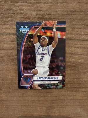 2024-25 bowman u basketball chrome layden blocker black wave refractor ...