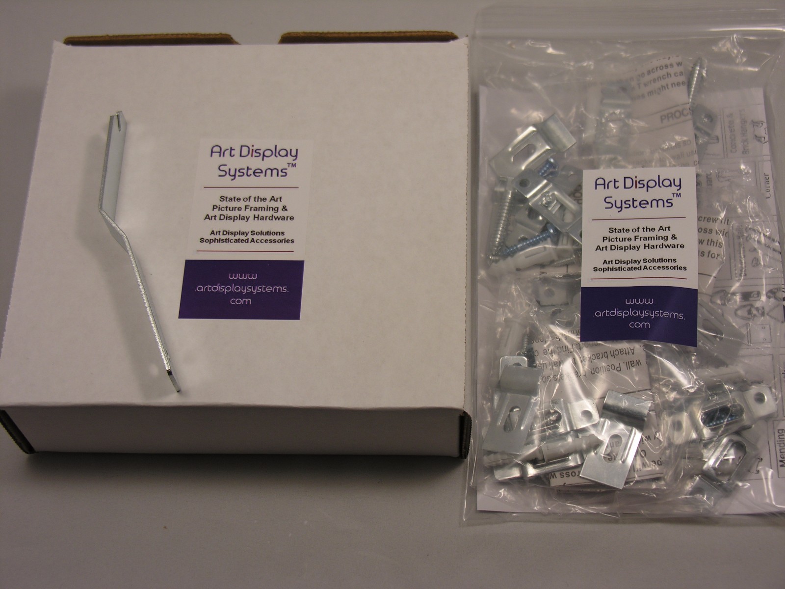 T-Lock security hangers locking hardware set (10) wood frame picture ...