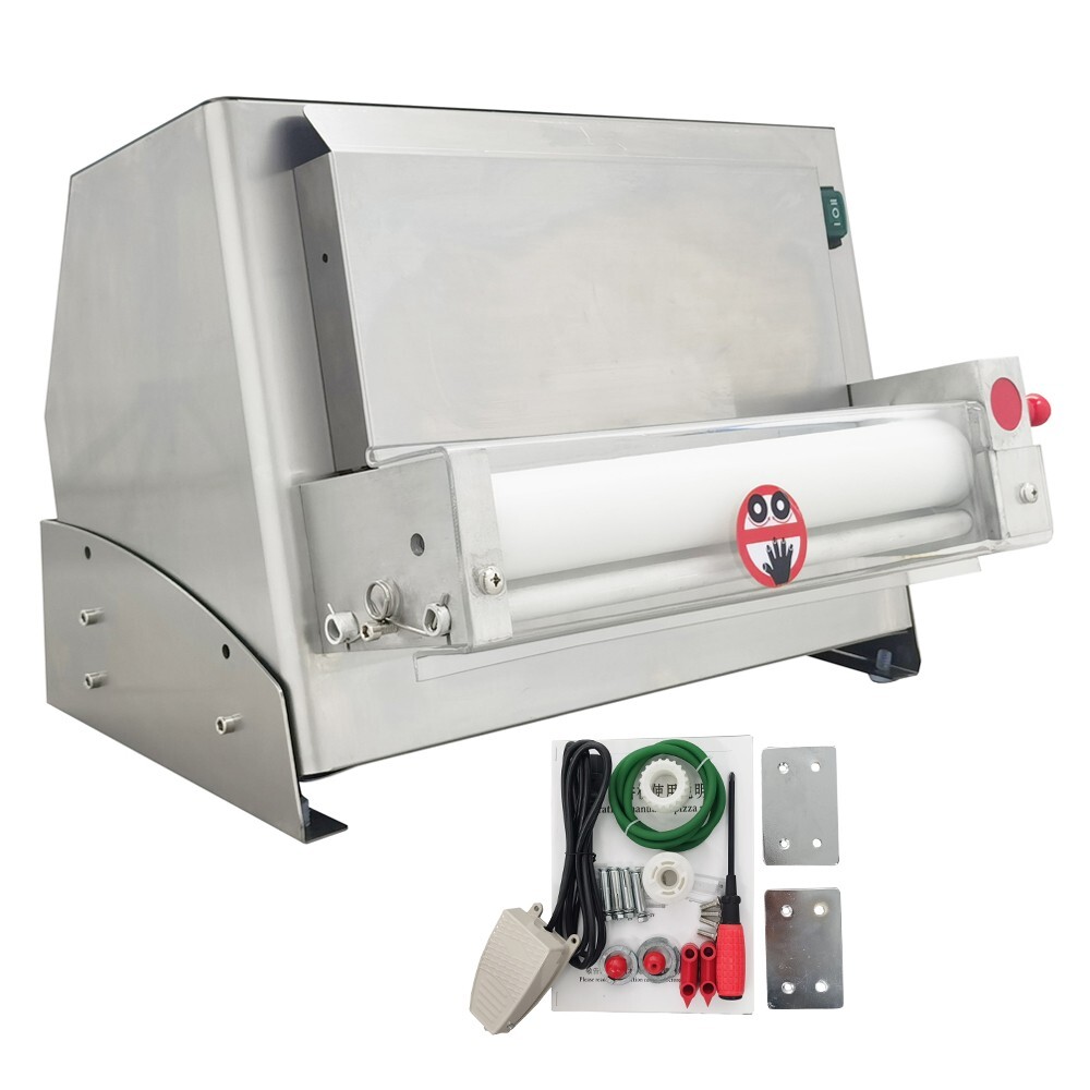 Commercial Pizza Press Dough Machine 12'' Pastry Making Machine 110V ...