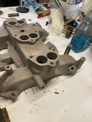 Ford Y Block 292 312 Offenhouser Tri power Intake Manifold | eBay