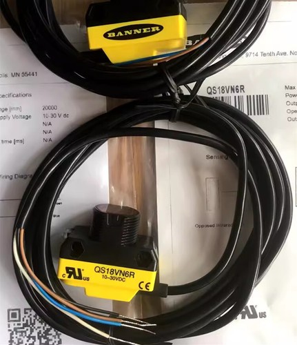 1pcs New BANNER Sensor Photoelectric Switch QS186E+QS18VN6R (NPN ...