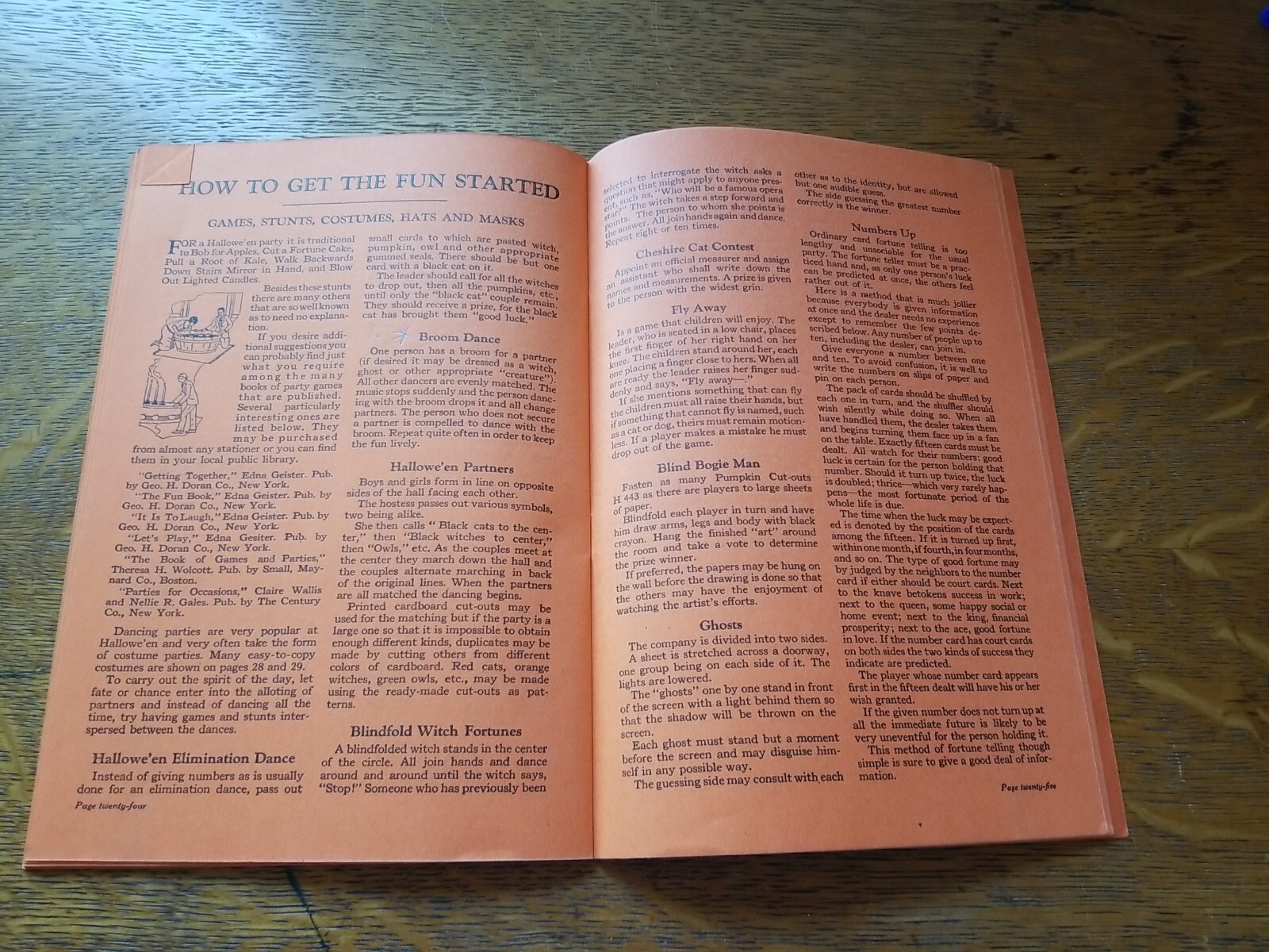 Dennison Bogie Book Halloween Vtg 1926 Decorations Costumes ...