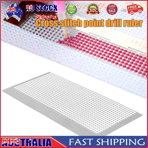 5D Diamond Mesh Ruler 1220 Holes Metal Round Drill for DIY Diamond ...