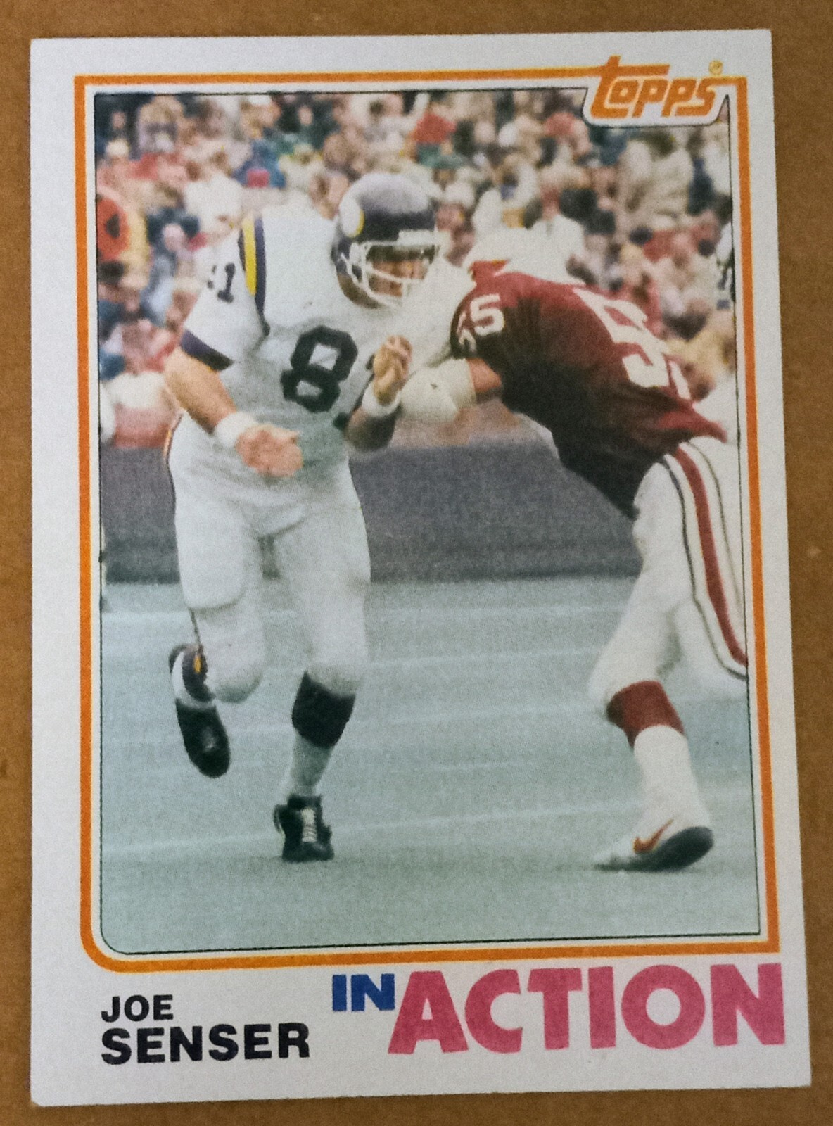 1982 Topps JOE SENSER Football Card #399. MINNESOTA VIKINGS... | eBay