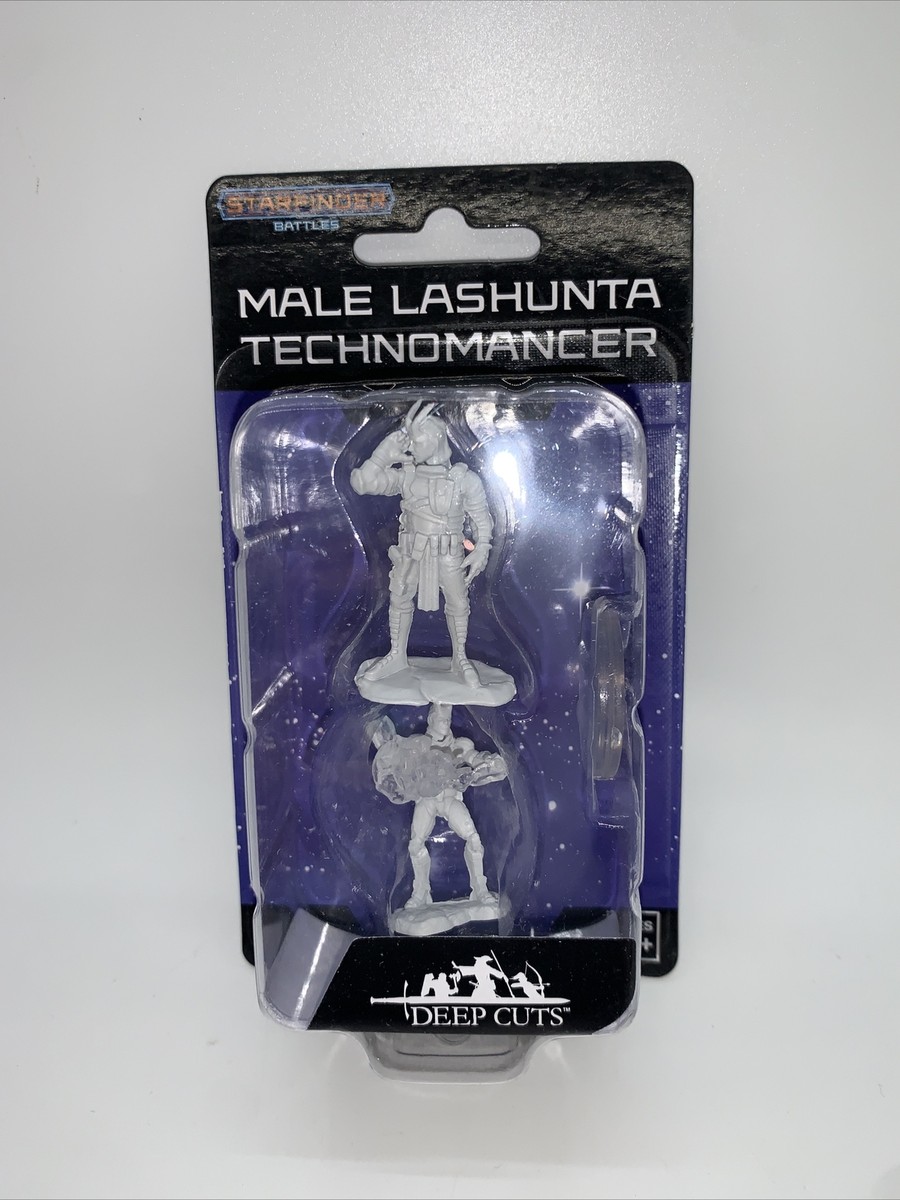 Lashunta Starfinder Battles Deep Cuts Unpainted Miniatures 2 Packs