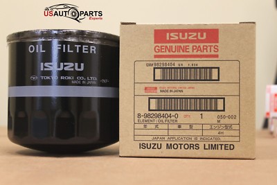SET OF 4 Isuzu Genuine Oil Filter For FTR NPR-HD NPR-XD NQR NRR 4HK1 5 ...