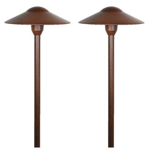 Best Pro Lighting Low Voltage LED Lighting Mushroom Path Light Rust ...