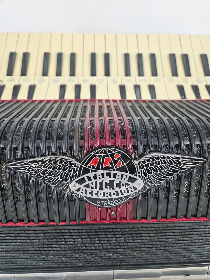 Piano accordion 41 key 120 Bass Italian MFG company Stradella Black | eBay